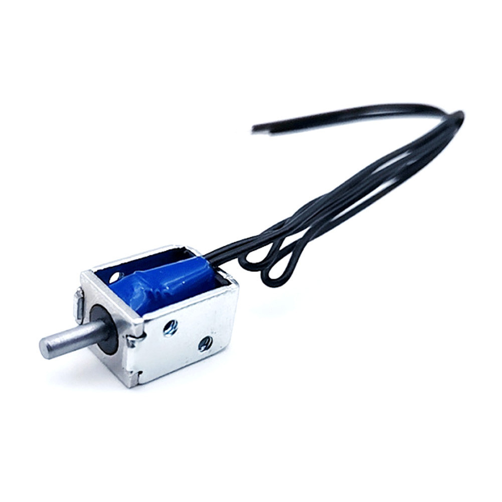 Electromagnetic Lock DC 5V 12V Push Pull Type Mini SM0415-3 ...