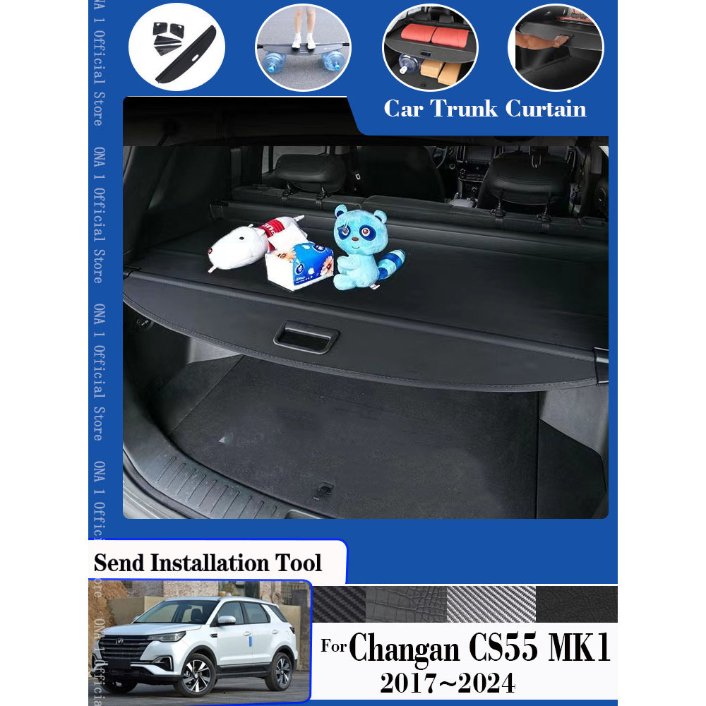 ️Car Trunk Curtain Covers For Changan CS55 Plus MK1 2017~2024 Rear ...