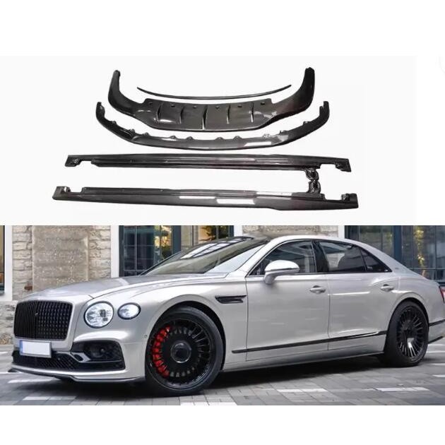 ⋛Real Dry Carbon OEM Full Body Kit For Bentley Flying Spur W12 2020 ...