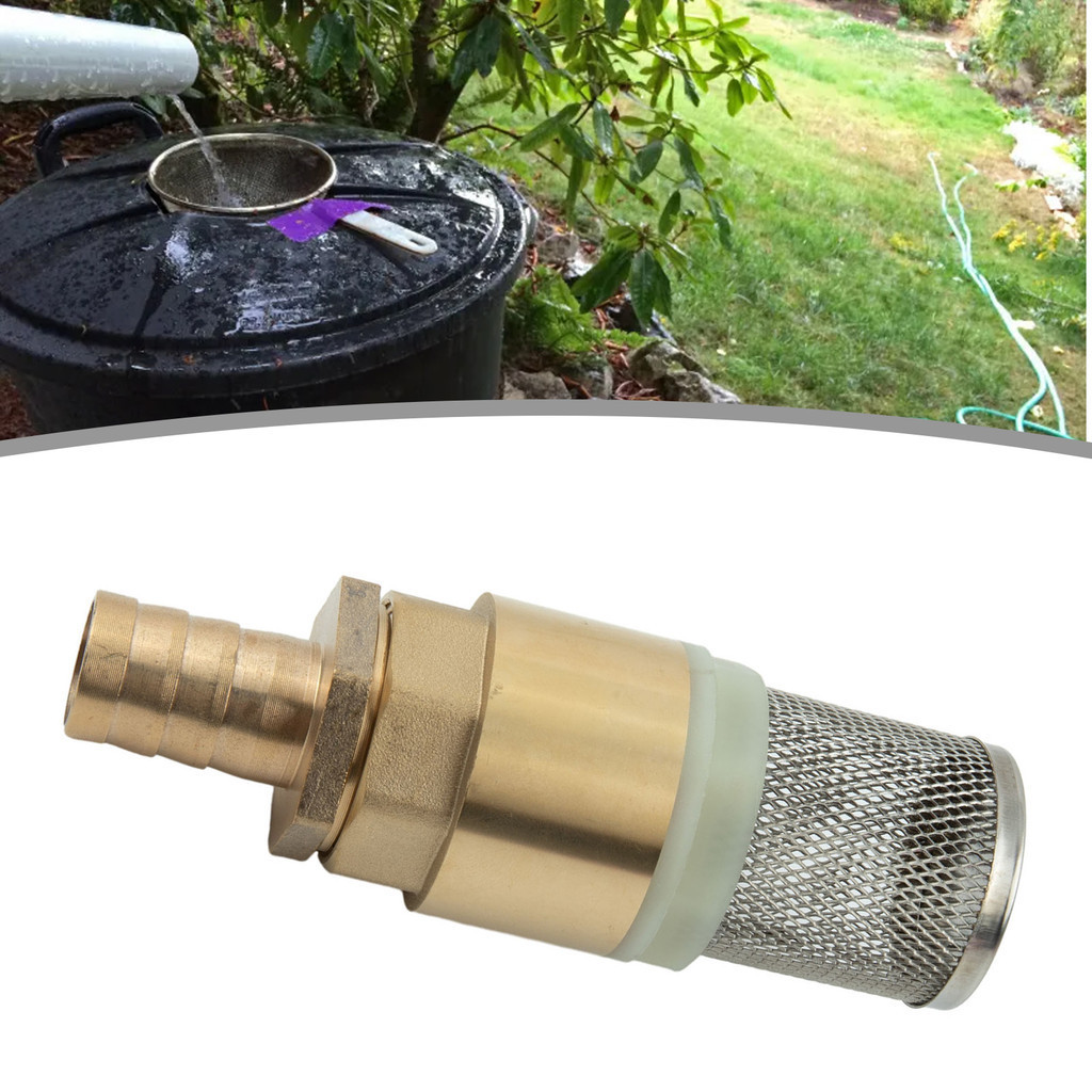 ๑Non-return Valve Suction Strainer Foot Valve Hose Connection Garden ...