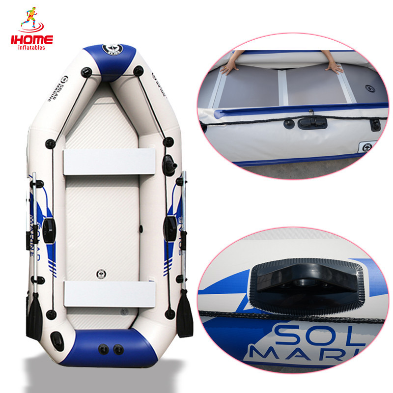 ☄300*136cm Inflatable Air Deck Boat for 4 people Fishing Ship Dinghy ...