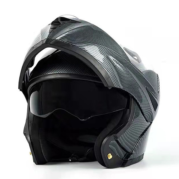 DOT Modular Motorcycle Helmet Full Face Helmet Cascos Carbon Fiber ...