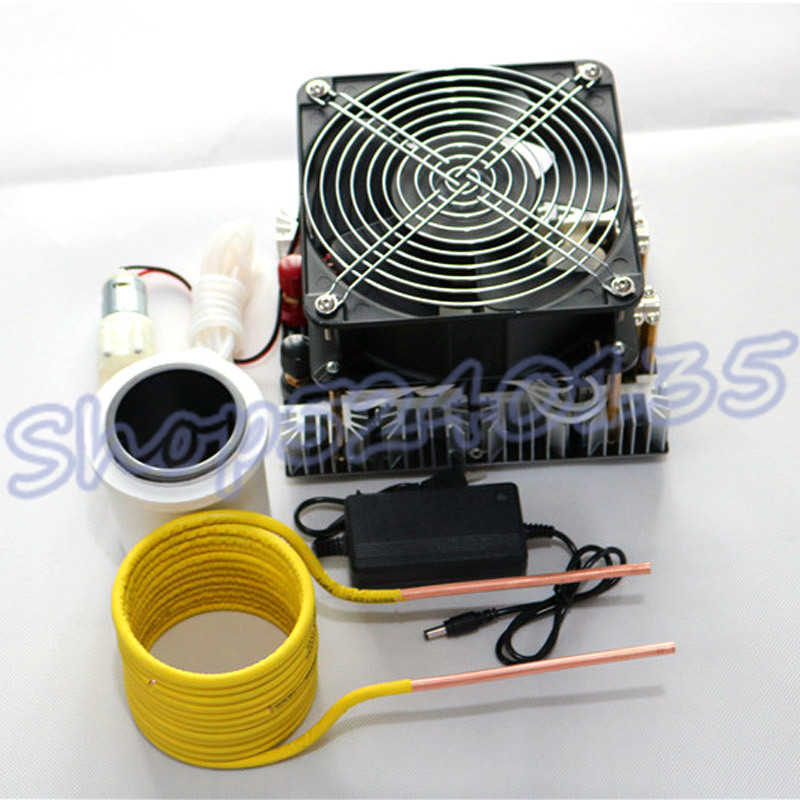 4000W ZVS Induction Heater High frequency Induction Heating PCB Board Melted Metal + Coil Mayit ...