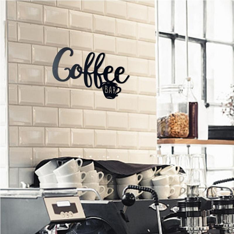 ⋚Coffee Signs Bar 3D Metal Hanging Sign For Coffee Wall Hanging Art ...