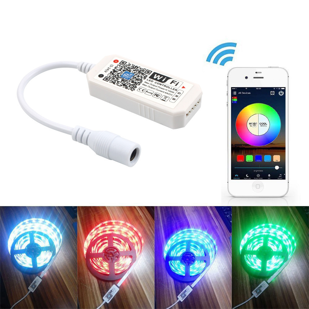 RGBW Wifi LED RGB Controler DC12V MIni Wifi RGB / RGBW LED Controller ... RGBW Wifi LED RGB Controler DC12V MIni Wifi RGB / RGBW LED Controller ...