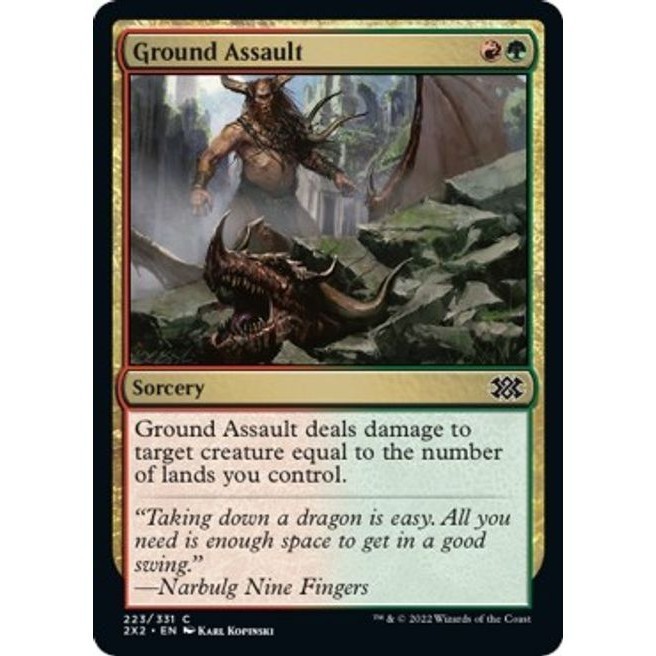 Ground Assault - Magic The Gathering (MTG) | Shopee Philippines