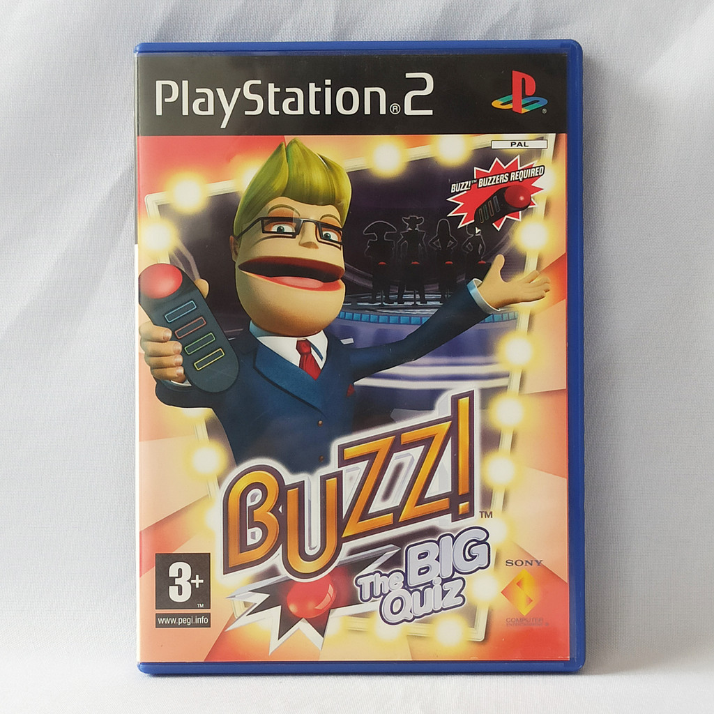 Buzz! The Big Quiz PS2 PlayStation 2 Video Game - PAL REGION ONLY ...