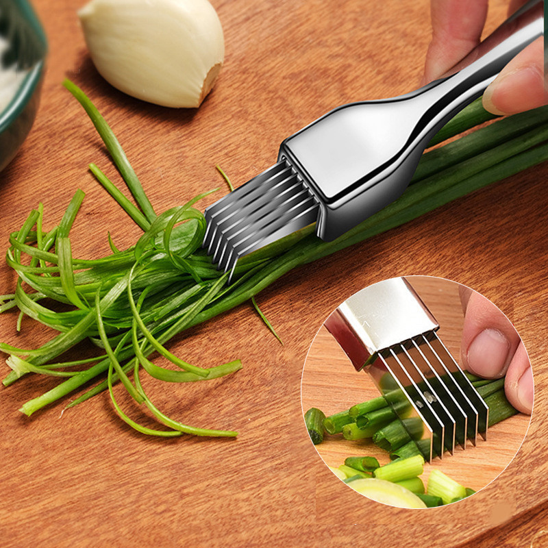 Kitchen Shred Silk The Knife, Stainless Steel Chopped Green Onion Knife ...