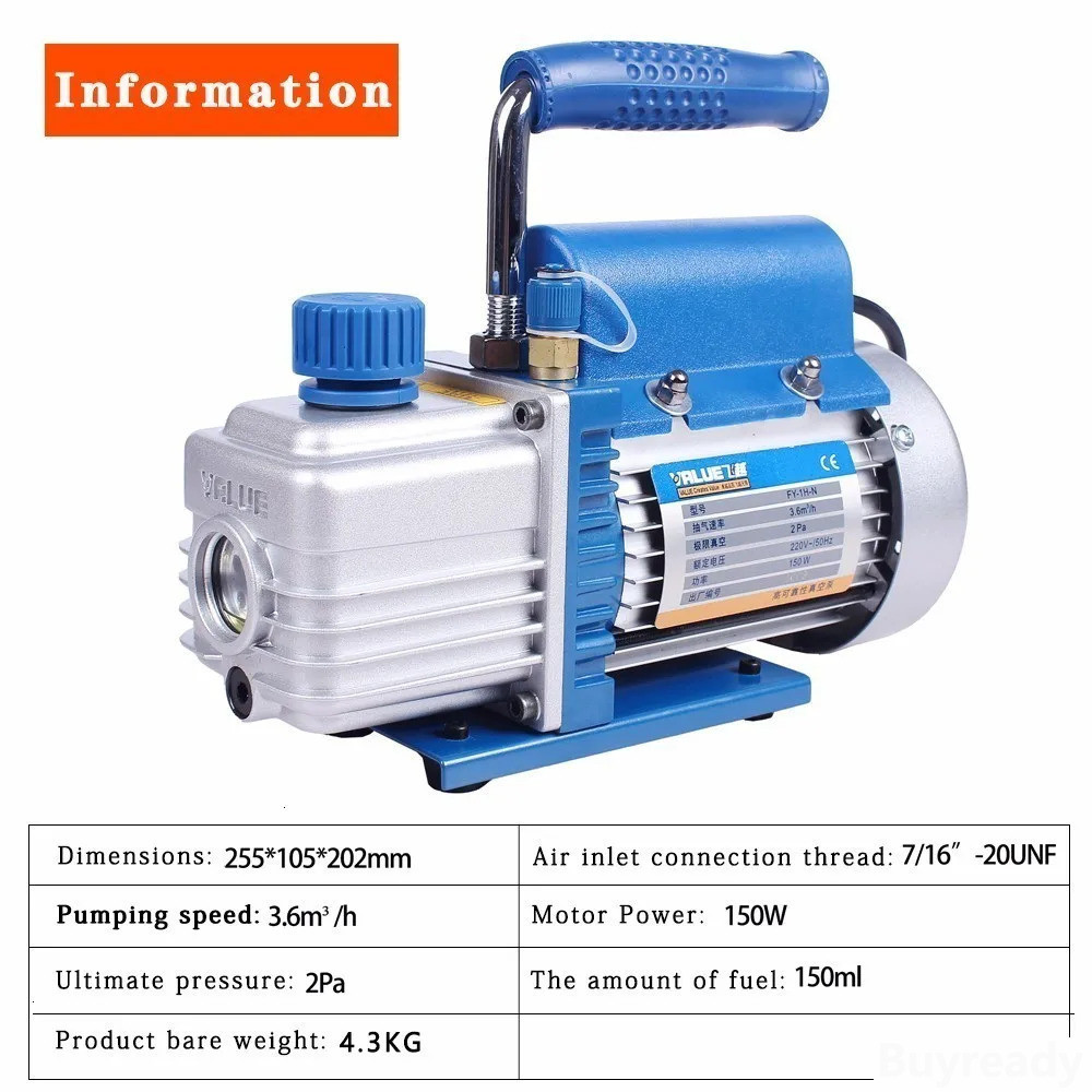 웃FY-1H-N 220V Miniature Vacuum Pump Air Conditioner Refrigerator ...