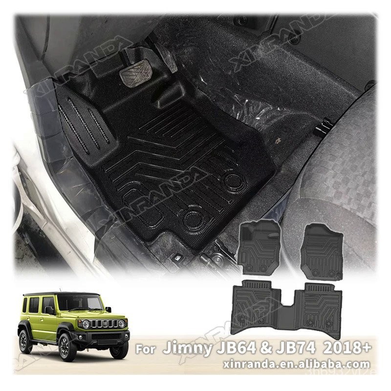 5 door Jimny Floor Mat Auto Transmission LHD RHD For Suzuki Jimny Sierra JB64 JB74 JB74W JB64W ...