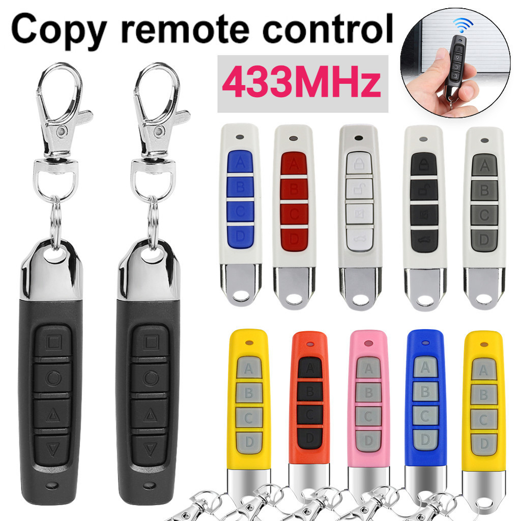 433MHz Copy Remote Controller Auto 4 Channe Code Garage Gate Door ...