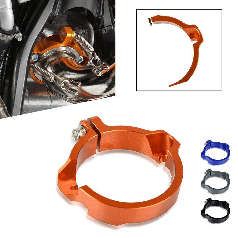 Motorcycle Exhaust Tip Muffler Pipe Clamp Flanges Protector Cover For 250 300 EXC XC XCW/XC-W S ...