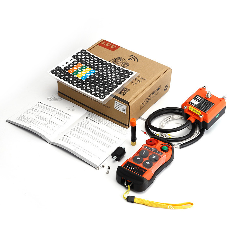 LCC Q400 4-button industrial remote control dual speed IP65 waterproof ...