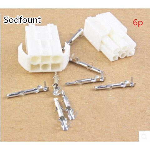 10 sets 6P(2*3) 6 Way/pins Small Tamiya connector Set Kits mini Tamiya ...