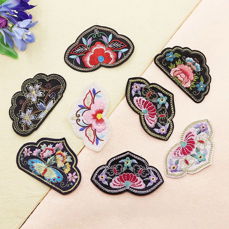 10Pcs Embroidered Fabric Stickers Patches For Clothes Stickers Badges ...