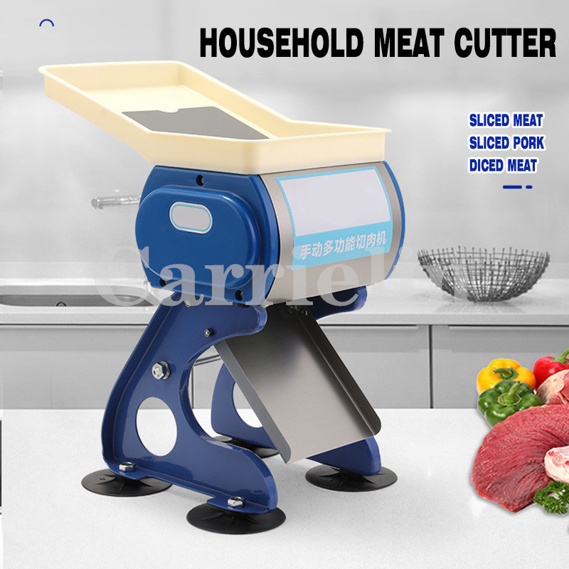 ☹Hand Operated Home Meat Cutter Slicer Grinder Machine Commercial Small ...