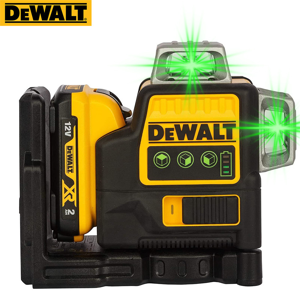 ☁DEWALT DW089LG Self Levelling 12 Line 3 x 360 Green Beam Laser 12V MAX ...