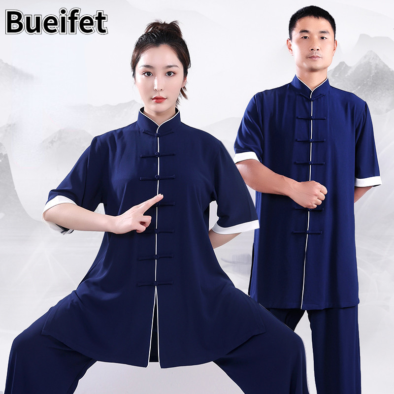 ♥Kung Fu TaiChi Uniform Wushu Martial Arts Uniform Wing Chun Jacket ...
