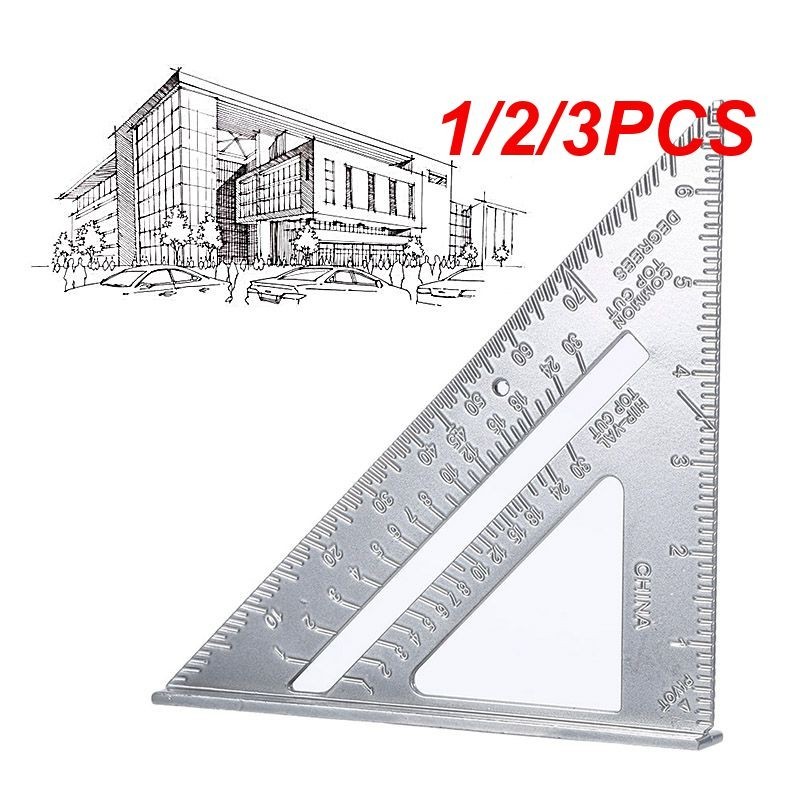 Alloy Speed Tri-Square Protractor Miter Framing Measurement Ruler ...