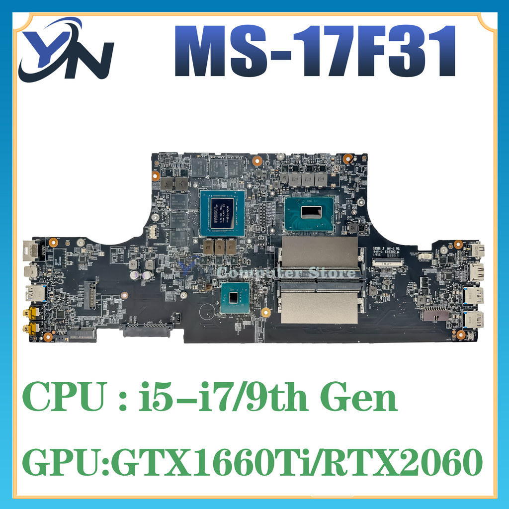 ⊹MS-17F31 Motherboard For MSI GF75 THIN 9SD 9SE MS-17F3 Laptop ...