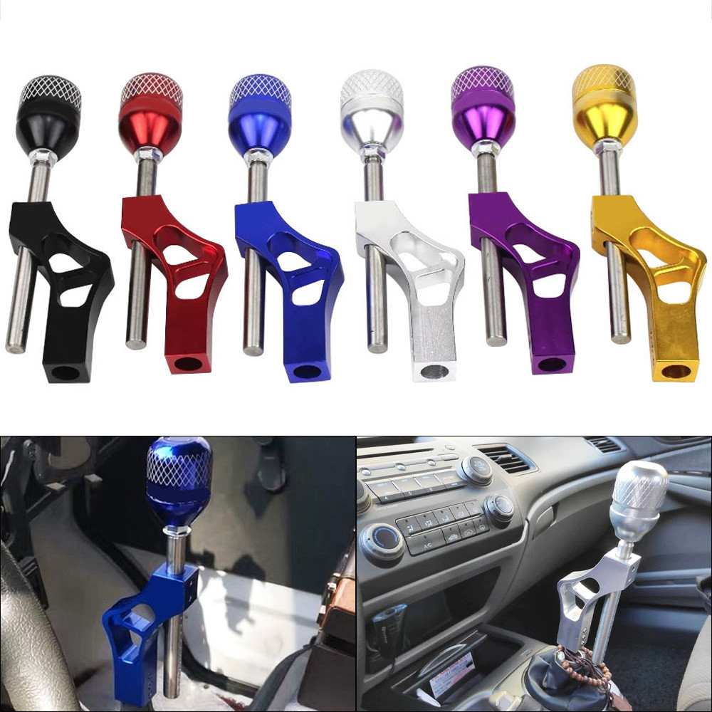 ♥Aluminum Adjustable Single Bend Car Shifter Lever Extender With Gear ...