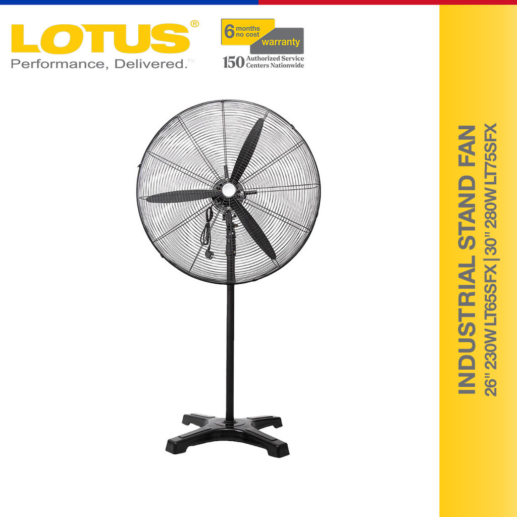 Lotus Stand Fan 30" 280W LT75SFX - Ventilation | Electric Fan | Shopee ...