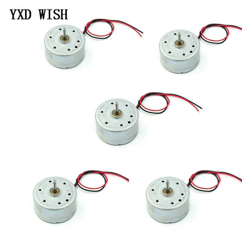 ☯5pcs DC Motor Micro 300 Solar Motor DC 3V 4.5V 5V Motors For DIY Toys ...