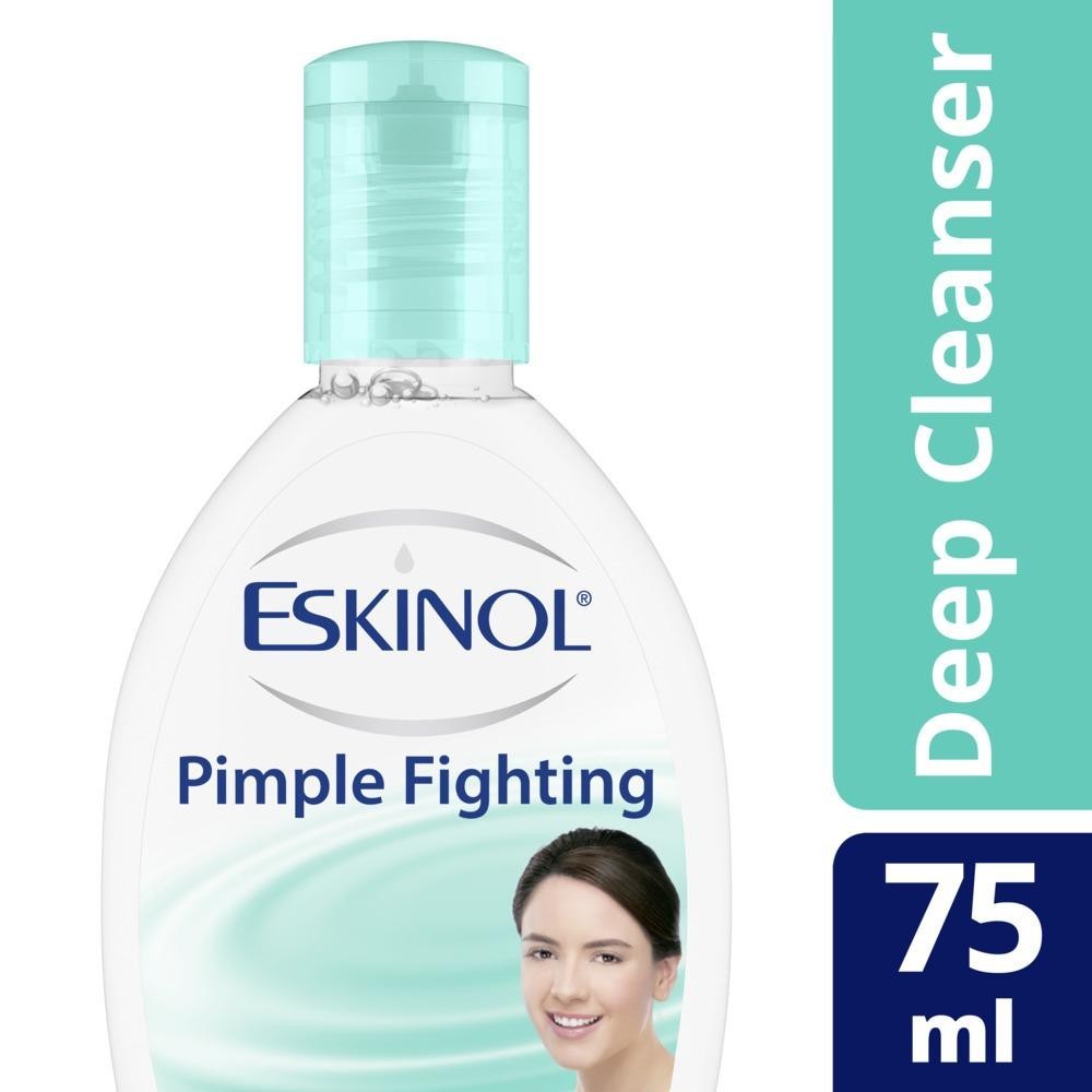 Eskinol Deep Cleanser Pimple Fighting 75ML | Shopee Philippines