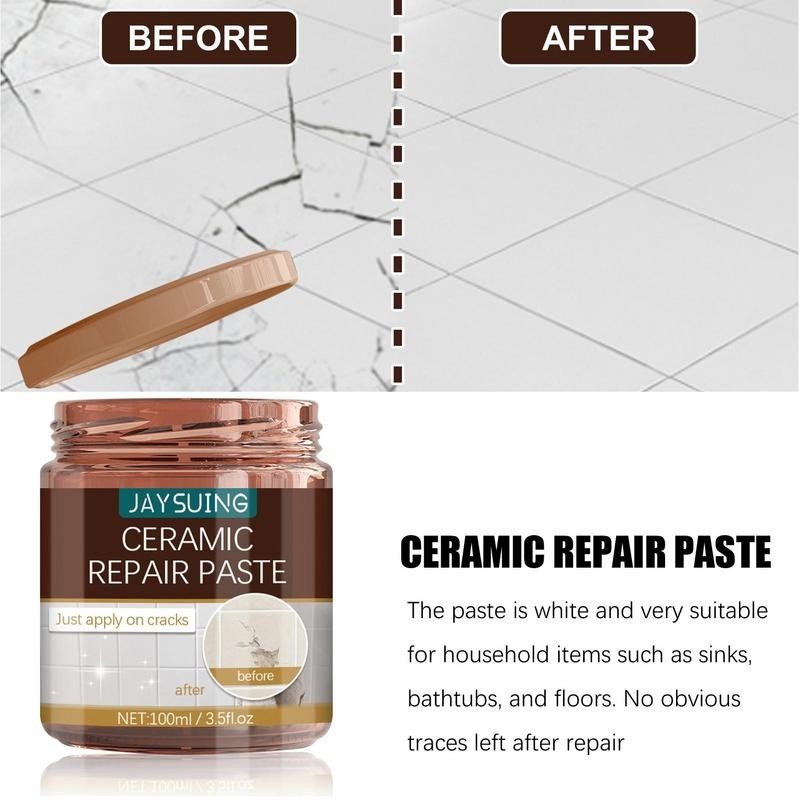 ♜100ml Tub Tile And Shower Repair Kit Porcelain Crack Chip Ceramic ...