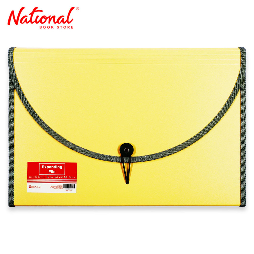 Best Buy Expanding File Long Macaroon 13 pockets with Lining - Office ...