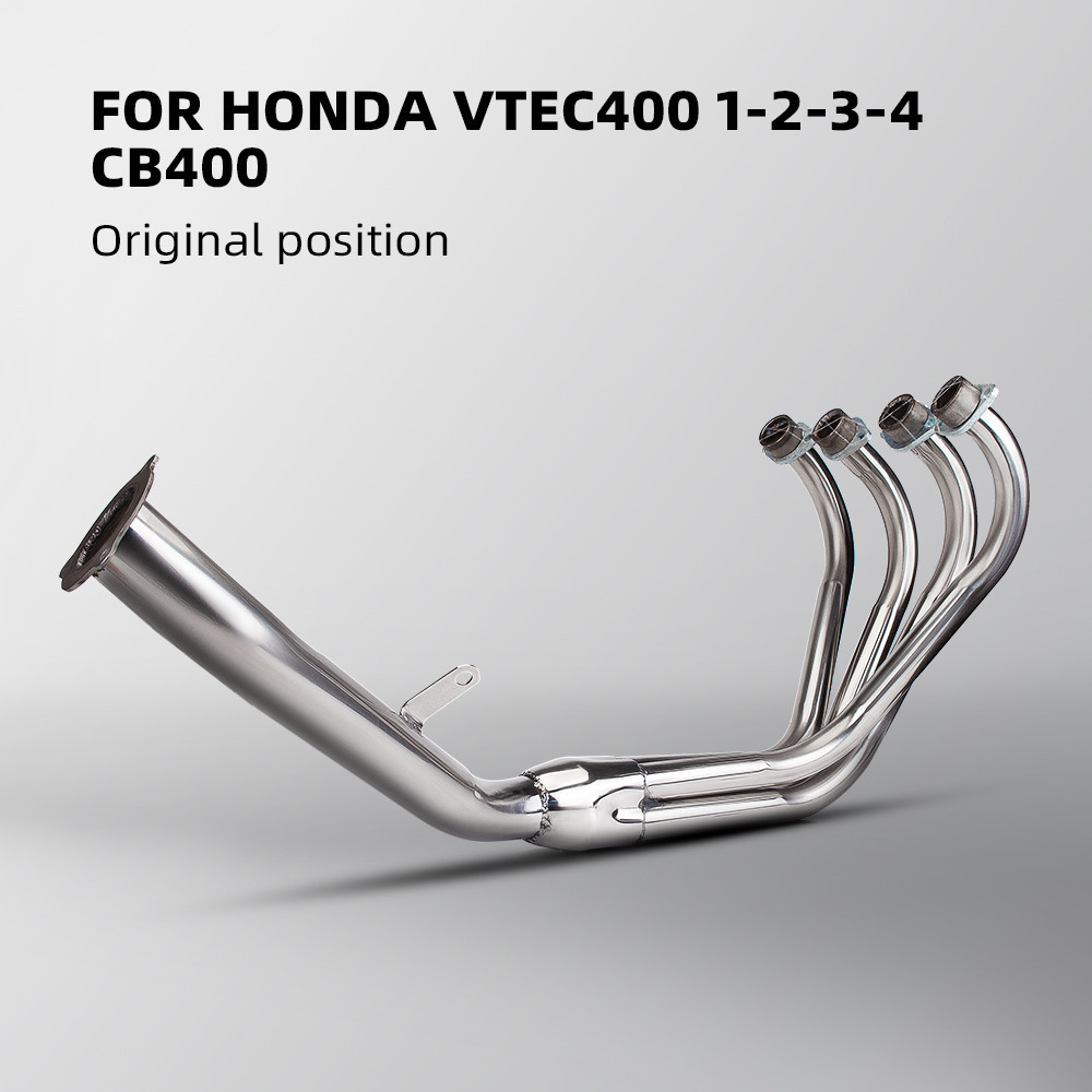♀CB400 VTEC V1 V2 V3 For Honda CB400 VTEC Front Exhaust Pipe System For ...