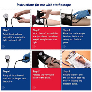 ☞Purple Blood Pressure Monitor BP Cuff Meter Adult Upper Arm Manometer ...