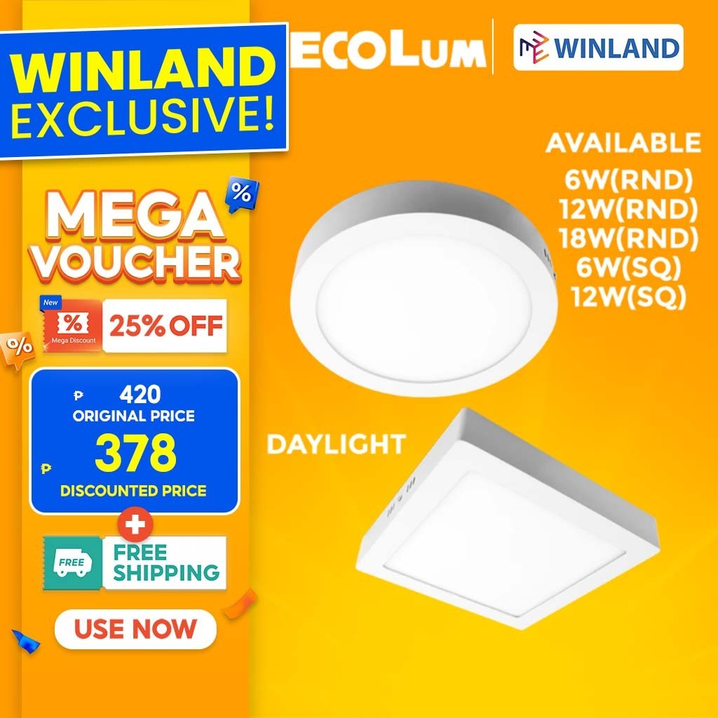 Ecolum by Winland 4-8inch Basic Series LED Surface Downlight LED Light ...