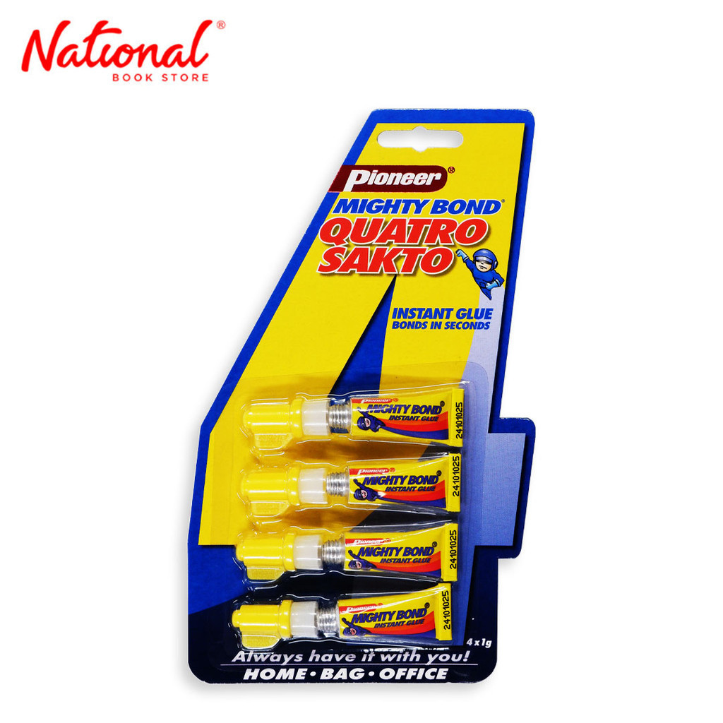 Mighty Bond Tube Instant Glue 1 gram 4's - Back to School Supplies ...