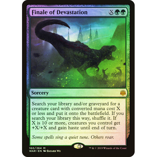 MTG Proxy Card - Finale of Devastation (Foil) | War of the Spark (WAR ...
