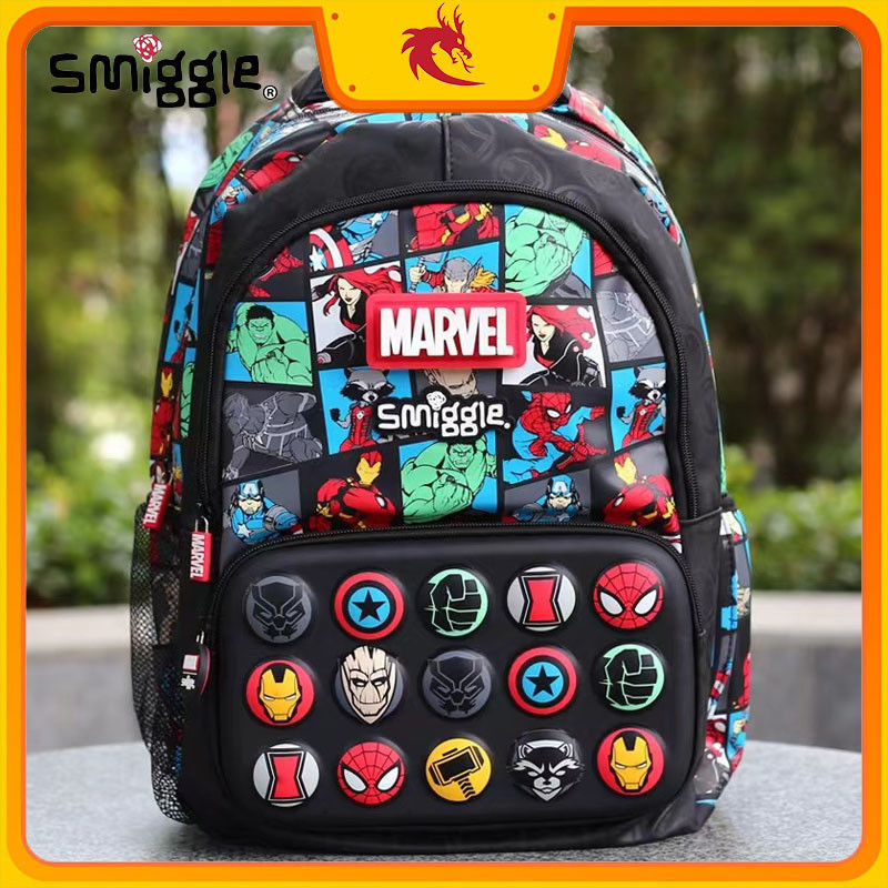 [ORIGINAL] Smiggle Marvel Classic Backpack for Primary Children ...