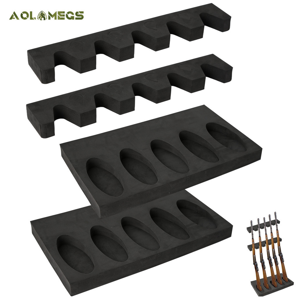 Universal 5 Foam Kit Rifle Rack Rest with Magnetic Strip and Holder ...