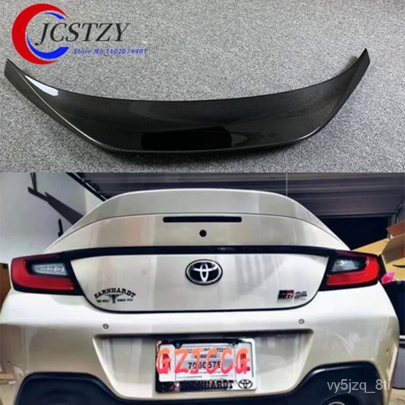 For TOYOTA ZA86 GR86 2022 2023 2024 Real Carbon Fiber / FRP Spoiler ...