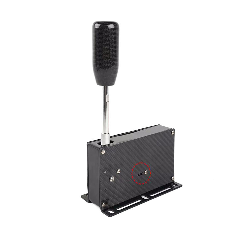 ☭USB Sim Racing Games Carbon Fiber Sequential Shifter H Gear Shift For ...