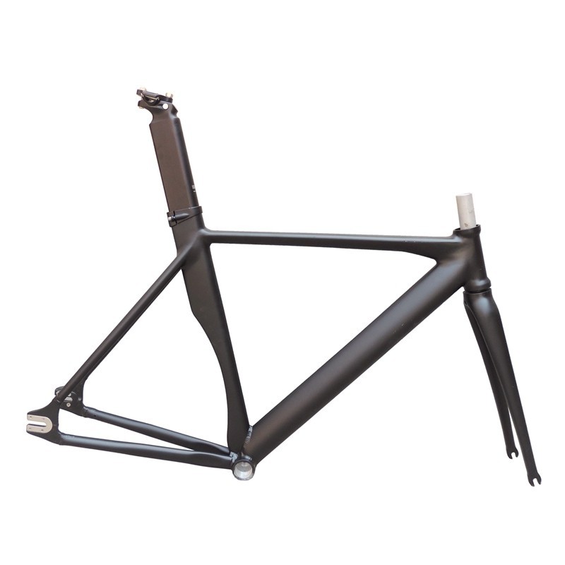 ☚700c Aluminum Alloy Fixed Gear Frame Fixie Frameset 자전거 프레임 Telaio Bici Corsa Racing Bike ...