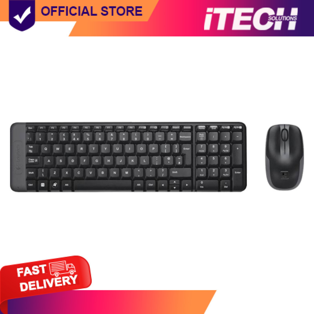 LOGITECH MK220 WIRELESS COMBO KEYBOARD AND MOUSE | Shopee Philippines