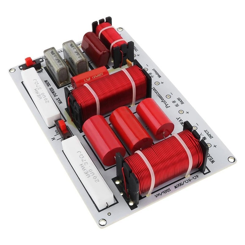 ☽3 Speaker Crossovers 350W 3 Way 3 Speaker Unit Hifi Home Speakers ...