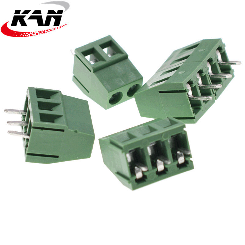 ⓞ10PCS 5.0 2Pin 3Pin PCB Screw Connecting Terminal Block Connectors 300V 10A KF128-2P KF128-3P P ...
