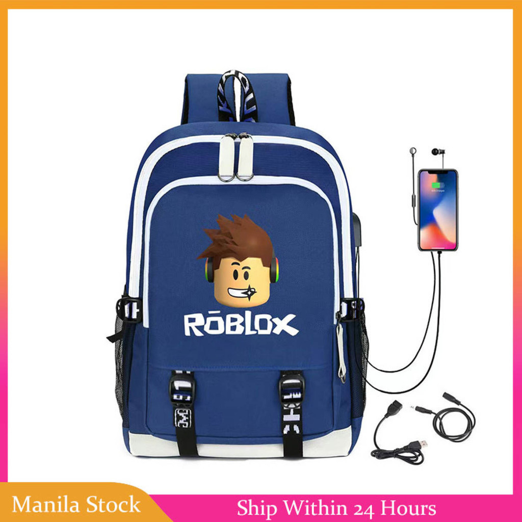 School Bag for kids boys Roblox backpack for school teenager virtual ...