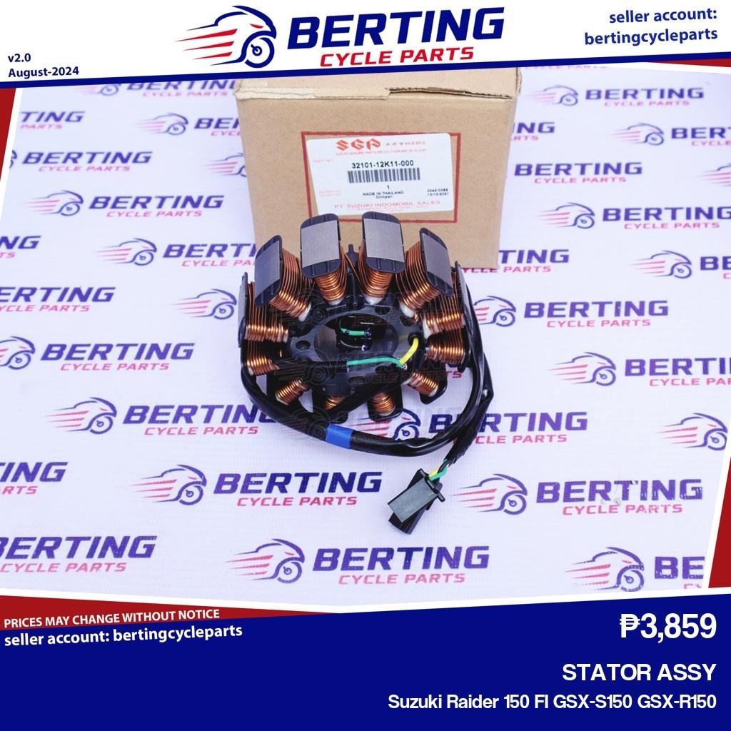 SGP STATOR ASSY Suzuki Raider 150 FI GSX-S150 GSX-R150 Genuine 32101 ...
