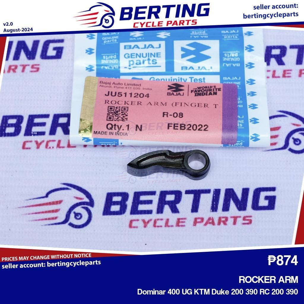 ROCKER ARM Dominar 400 UG KTM Duke 200 390 RC 200 390 Genuine JU511204 ...