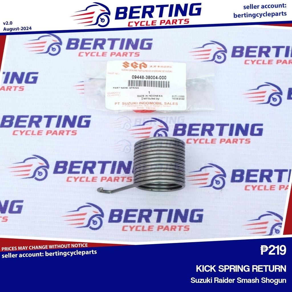 SGP KICK SPRING RETURN Suzuki Raider Smash Shogun Genuine 09448-38004 ...