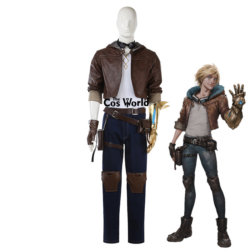 【LOL the Prodigal Explorer Ezreal Uniform Outfit Games Cosplay Costumes ...
