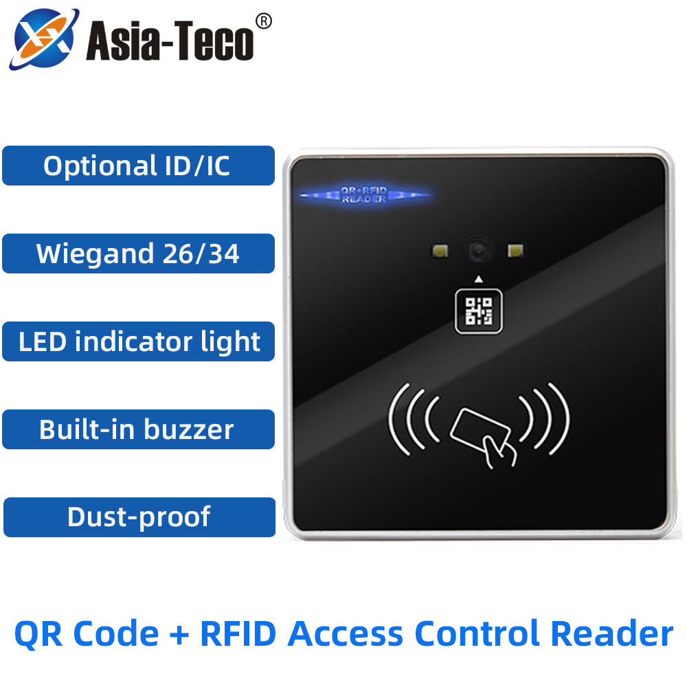 ☈Smart QR Code Scan ID/IC RFID Access Control Reader Wiegand 2D QR ...