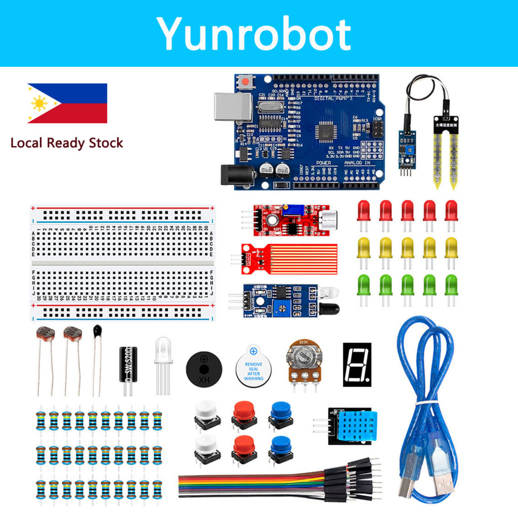 (Philippines Stock) UNO R3 Basic Starter Kit for Beginner Learning Set ...